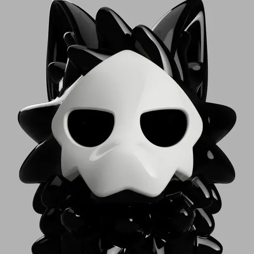 🐉 Changed Puro Mask・ 3MF File for 3D printing・Cults