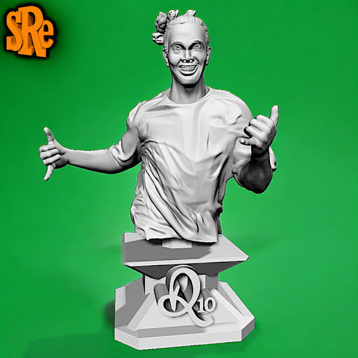 Archivo STL Busto Ronaldo de Assis Moreira Ronaldinho Gaúcho Icono del ...