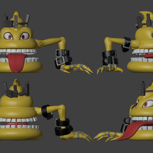 🐉 Digimon King Sukamon Colored・ 3D File for 3D printing・Cults