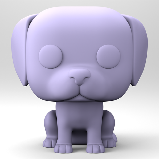 STL file A dog in a Funko POP style. Beagle 🐕 ・Model to download and 3D ...