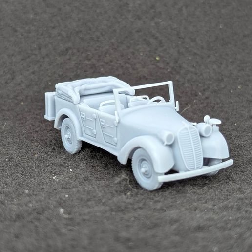 🚗 Tatra 57k “Hadimska” - opened and closed (Czech, WW2)・ 3D File for 3D ...