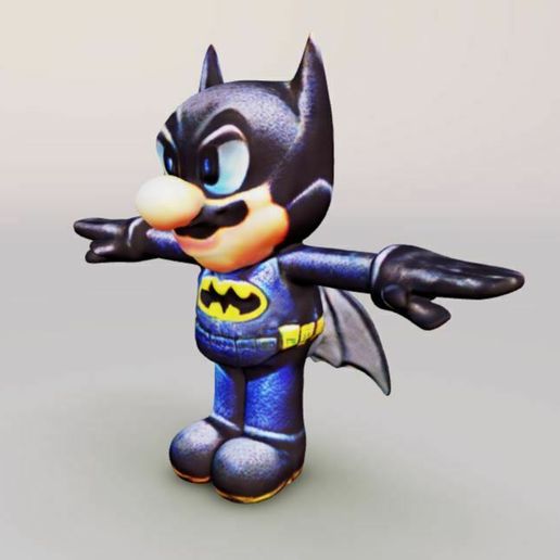 Archivo STL gratis Mario Bros - Batman Funko 🦸 ・Modelo imprimible en 3D ...