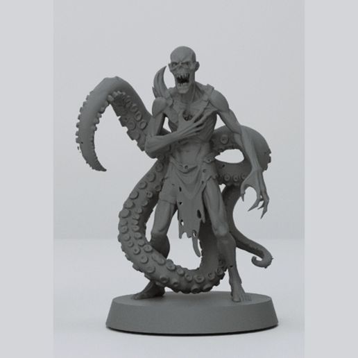 🎲 MIND FLAYER THEME – Variants (Pack of 4) (32mm) | Pre-Supported STL ...