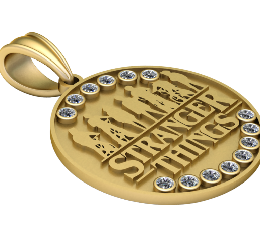 STL file STRANGER THINGS COIN PENDANT 3D PRINTABLE MODEL 🪙 (OBJ)・3D ...