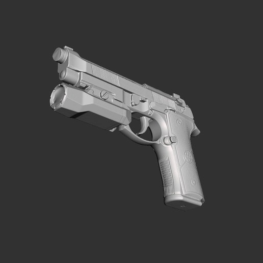 STL file Beretta M9A4 Inforce Wid 2 Real Size 3d Scan Gun Mold 🩻 ・3D ...