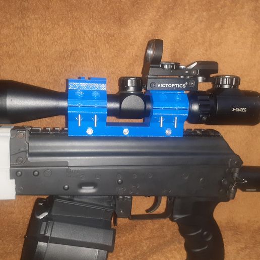 🔫 Scope mount・Free STL File for 3D printing・Cults