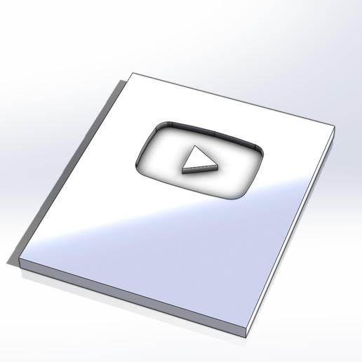 🎲 YouTube Creator Awards・ STL File for ・Cults