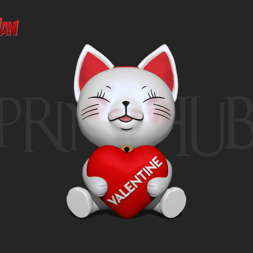 STL file Dandadan Turbo Doll Valentine Special Model 💬 ・3D printable ...
