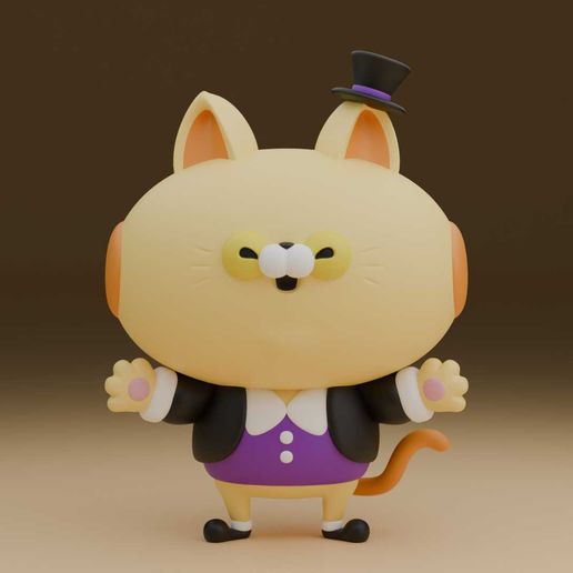 🐱 Cat・ STL File for 3D printing・Cults