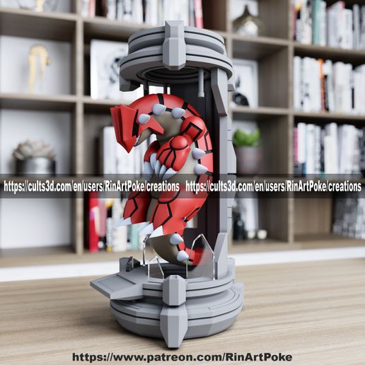 🥼 Groudon in the lab from Pokemon・ STL File for 3D printing・Cults