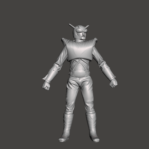 🎨 FAN ART SUPER INFRA-MAN 1975 RETRO・ OBJ File for 3D printing・Cults