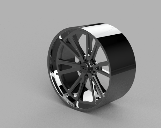 🛞 Intro Wheels Infamous/Mickey Thompson Tire | Sportsman・ STL File for ...