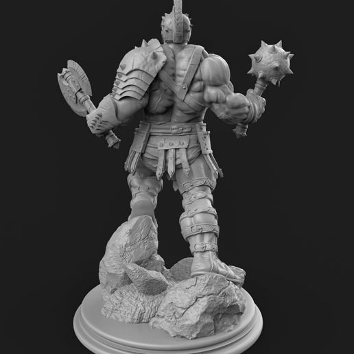 STL file gladiator hulk fan art 🎨 ・3D printable design to download・Cults