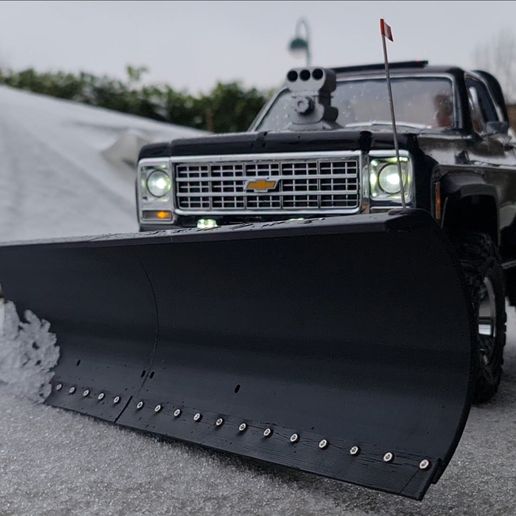🌨️ TRX4 snow plow, scale 1/10, Traxxas・ STL File for 3D printing・Cults