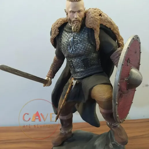 🎲 "Ragnar 3D Model - Viking Warrior STL - Split Parts for Easy 3D ...