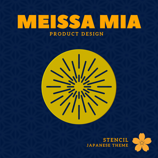 🇯🇵 01. Japanese Themed Stencil - Japanese Icons Stencil Pack - Multi ...