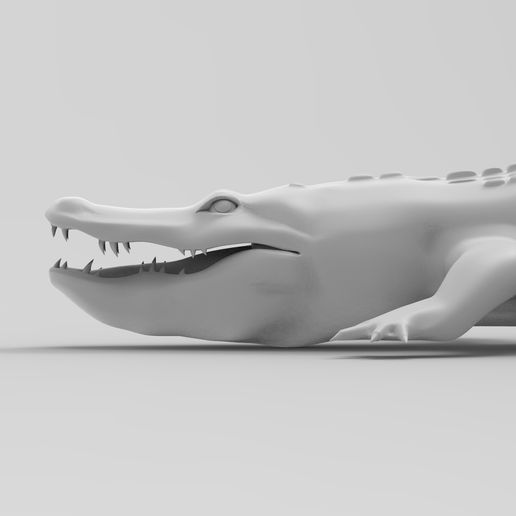 Free STL file alligator・3D printable design to download・Cults