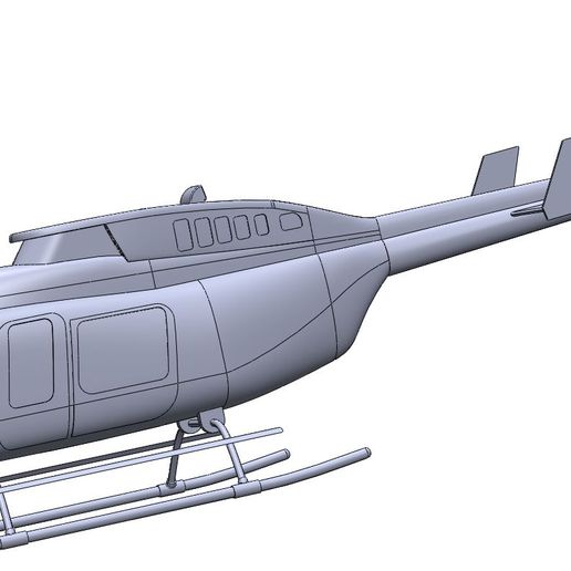 🚁 Helicopter Bell 407 3D model in STEP format・ STEP File for 3D ...