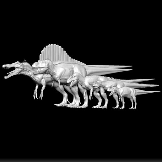 🐉 Dinosaurs Pack 3D Print Model for unity3d and ue5 and ue6・ STL File ...