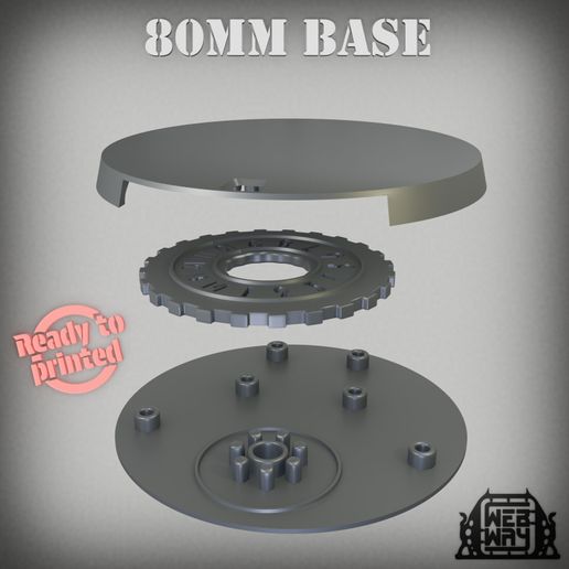 STL file Wound-counter base 80mm 🎲 ・Model to download and 3D print・Cults