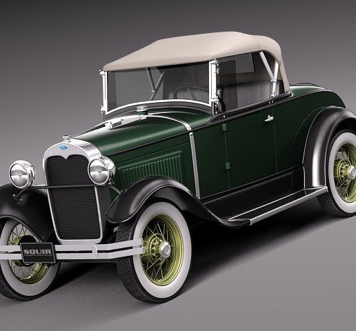 🚙 Ford Model A・Free 3D File for ・Cults