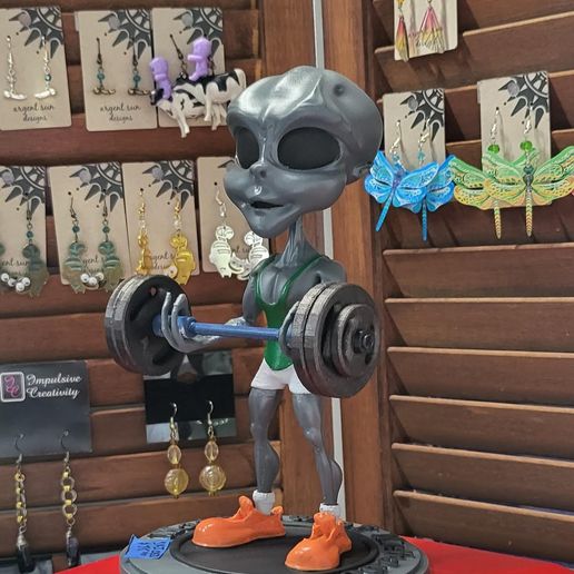 Fichier STL The Bruh-lien Alien Bro 👽 ・Design pour impression 3D à ...