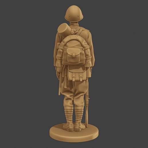 🫡 Russian soldier ww2 R1 000・Free 3D File for ・Cults
