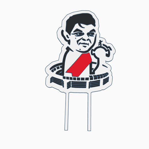 STL file Marcelo Gallardo Cake Topper River 🍰 ・3D print object to ...