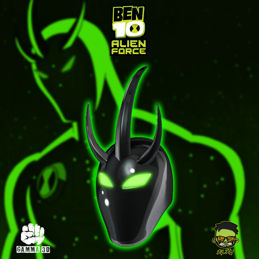 👽 ALIEN X (BEN 10 ALIEN FORCE)・ OBJ File for 3D printing・Cults