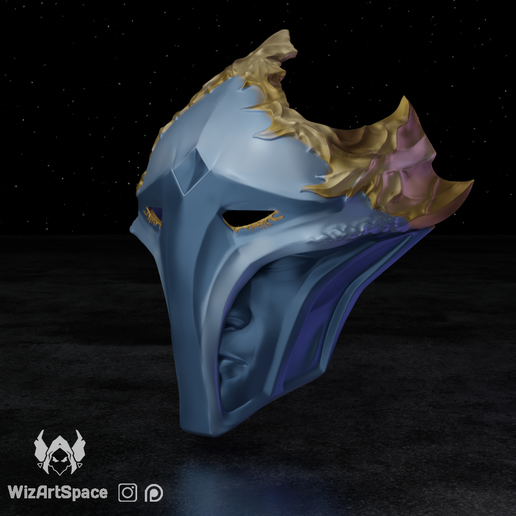 🎬 Viktor's mask - Arcane・ 3D File for 3D printing・Cults