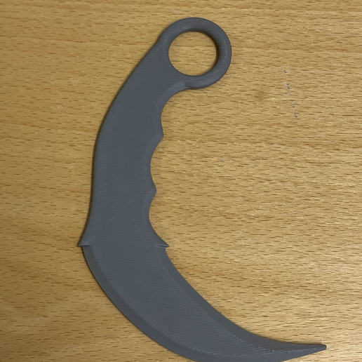 🔪 Karambit spinning knife・Free STL File for 3D printing・Cults