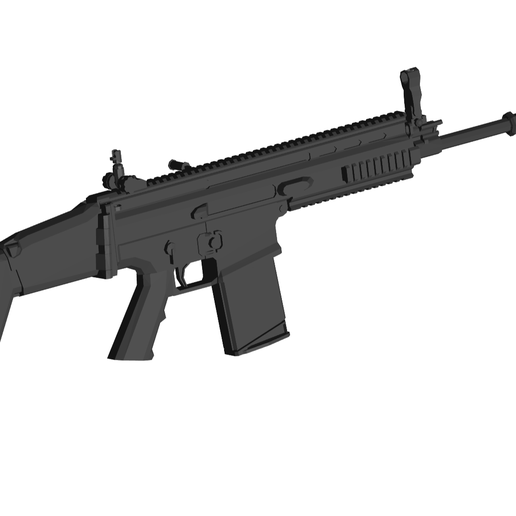 OBJ file FN SCAR-H 🔫 ・3D printable model to download・Cults