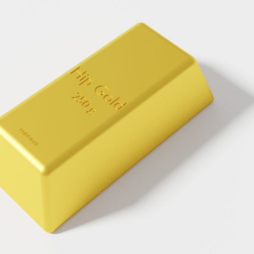 🧈 Butter Dish - Gold Bar Hip Gold / Gold Bar Hip Gold・ STL File for ・Cults