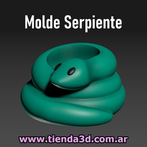STL file Snake Pot Mold 🐍 ・3D printable model to download・Cults