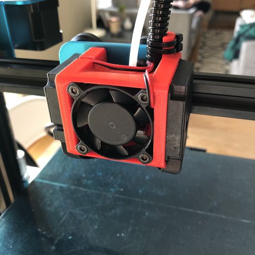 Free STL file Creality hotend cooling and replaceable duct・3D printing model to download・Cults