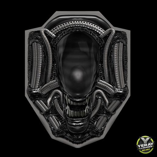 👽 Alien Wall Trophy - Xenomorph Head | Wall-Mounted Bust | 45 cm | FDM ...