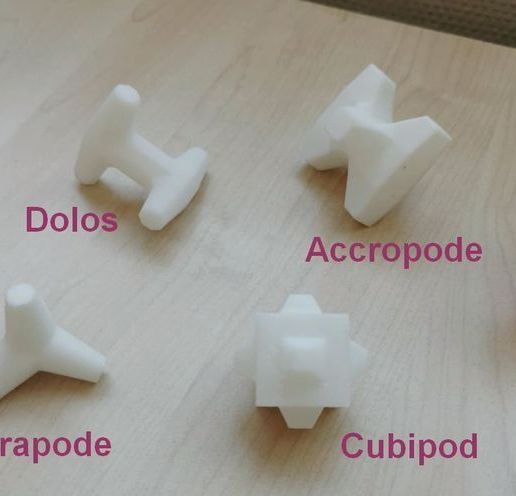 Free 3D file Core-loc - Concrete armour unit - Breakwaves 🏠 ・3D print ...