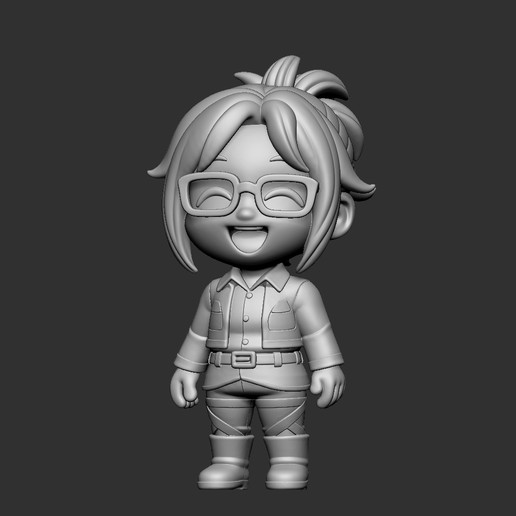 🐉 Hange Zoe STL – Chibi AOT 3D Model Print・ STL File for 3D printing・Cults