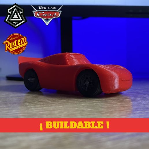 🌩️ Lightning McQueen STL | Buildable & Functional・ 3D File for 3D ...