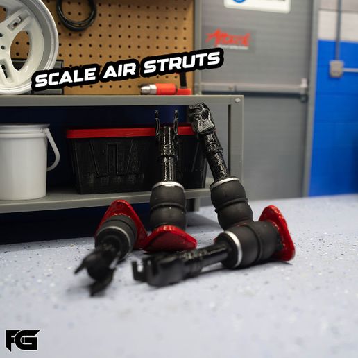 🌆 Scale Air Strut・ STL File for 3D printing・Cults