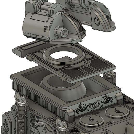 🦏 Exorcist style Mounting Panel・Free STL File for ・Cults