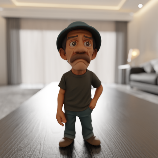 🎨 Don Ramon - Seu Madruga・ 3D File for 3D printing・Cults