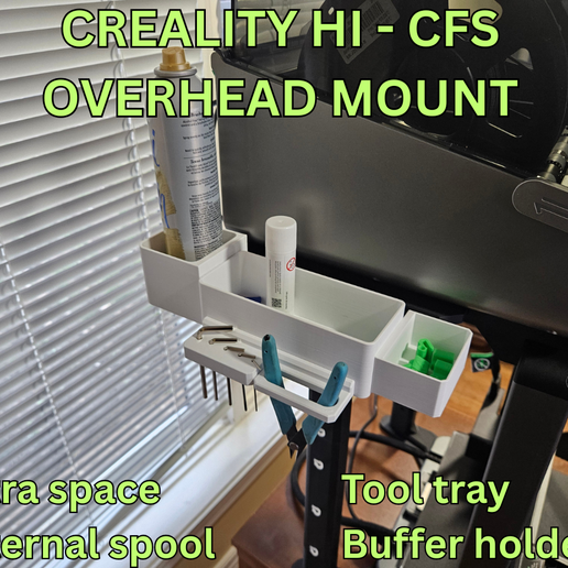 🧞‍♂️ CREALITY HI - CFS OVERHEAD MOUNT STANDARD・ 3MF File for 3D ...
