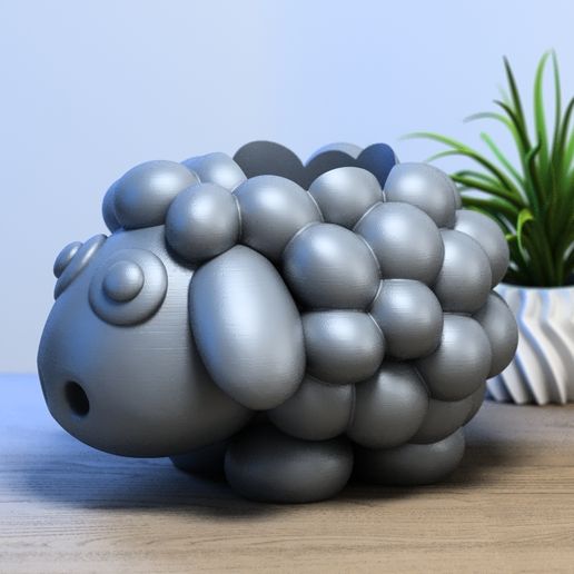 🐑 Sheep head pen holder, Cute cartoon sheep pen holder, Perfect Gamer ...