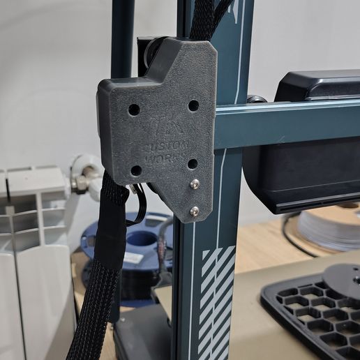 🔌 Elegoo Neptune 4 Max X-axis cable holder/camera・ 3MF File for 3D ...