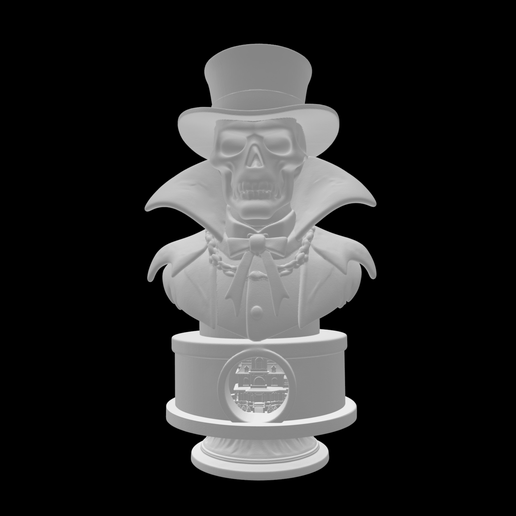 👤 Phantom Manor Disneyland Paris Phantom Bust・ STL File for 3D printing・Cults