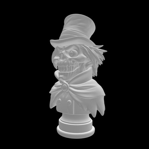 👻 Haunted Mansion Hatbox Ghost Bust・ STL File for 3D printing・Cults