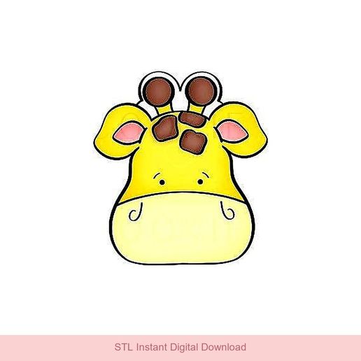 🦒 Giraffe Cookie Cutter STL | Animal Cookie Cutter | 3D Print File・ 3D ...