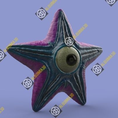 🦹 Starro (+starro mask)・ OBJ file for ・Cults