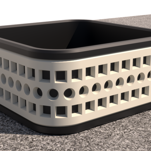 STL file Small Square Open Decorative Storage Box 🤏 ・3D printing ...